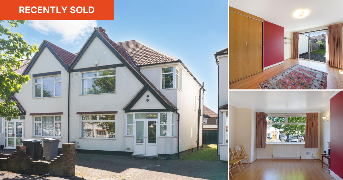 3 bed semi-detached house for sale in Carlton Avenue West, Wembley ...