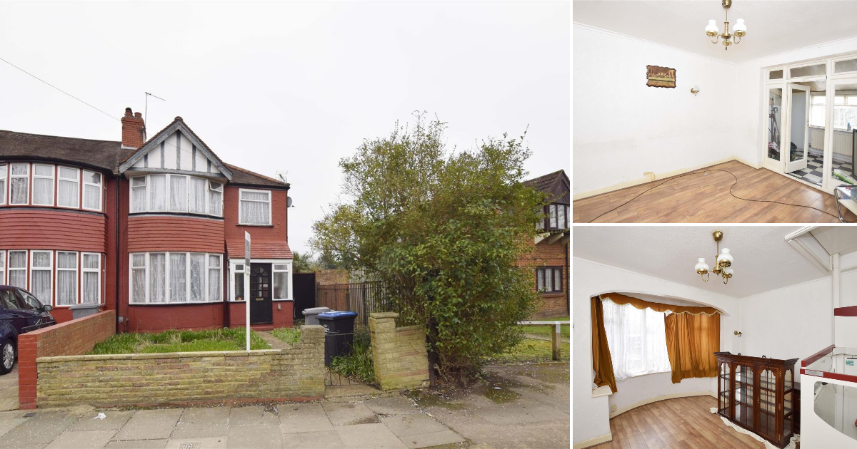 3 bed terraced house for sale in Lancelot Road, Wembley, Middlesex ...