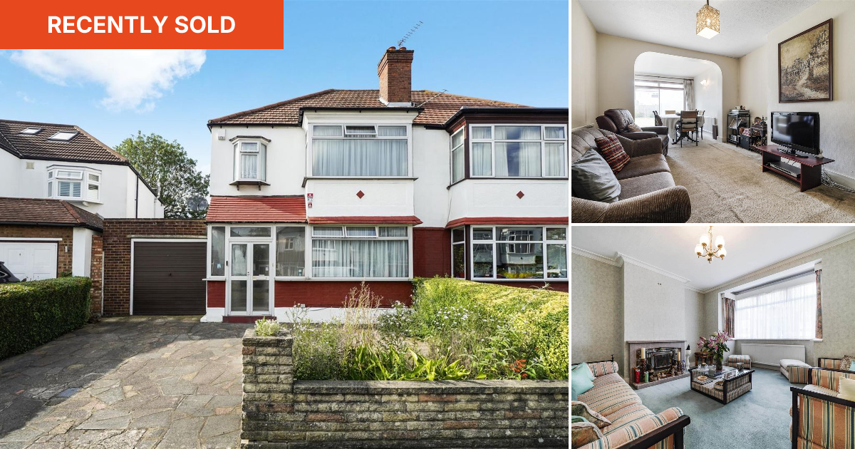 3 bed semi-detached house for sale in Langham Gardens, Wembley ...