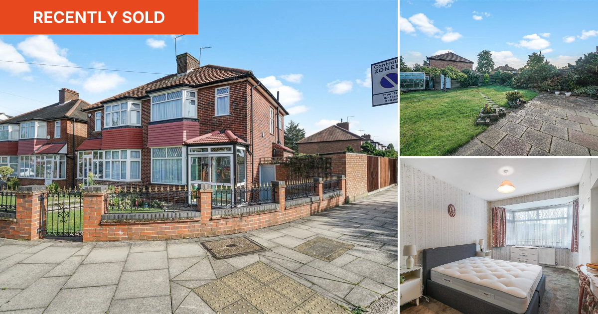 3 bed semi-detached house for sale in Oakwood Crescent, Greenford ...